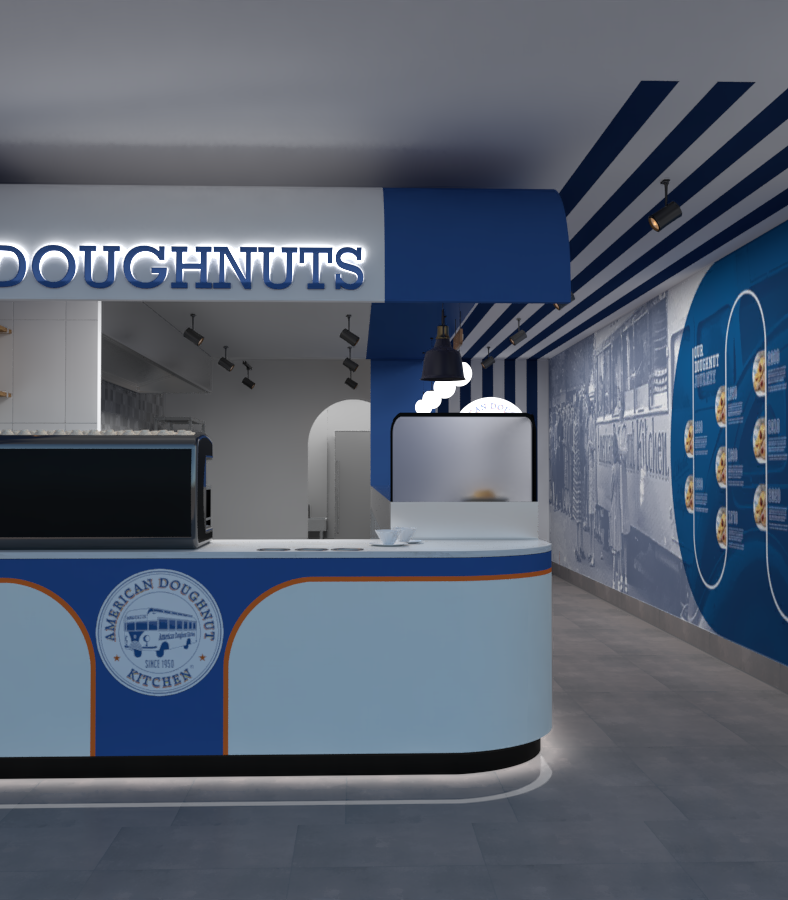 A Timeless Shop Fitout for American Doughnut Kitchen