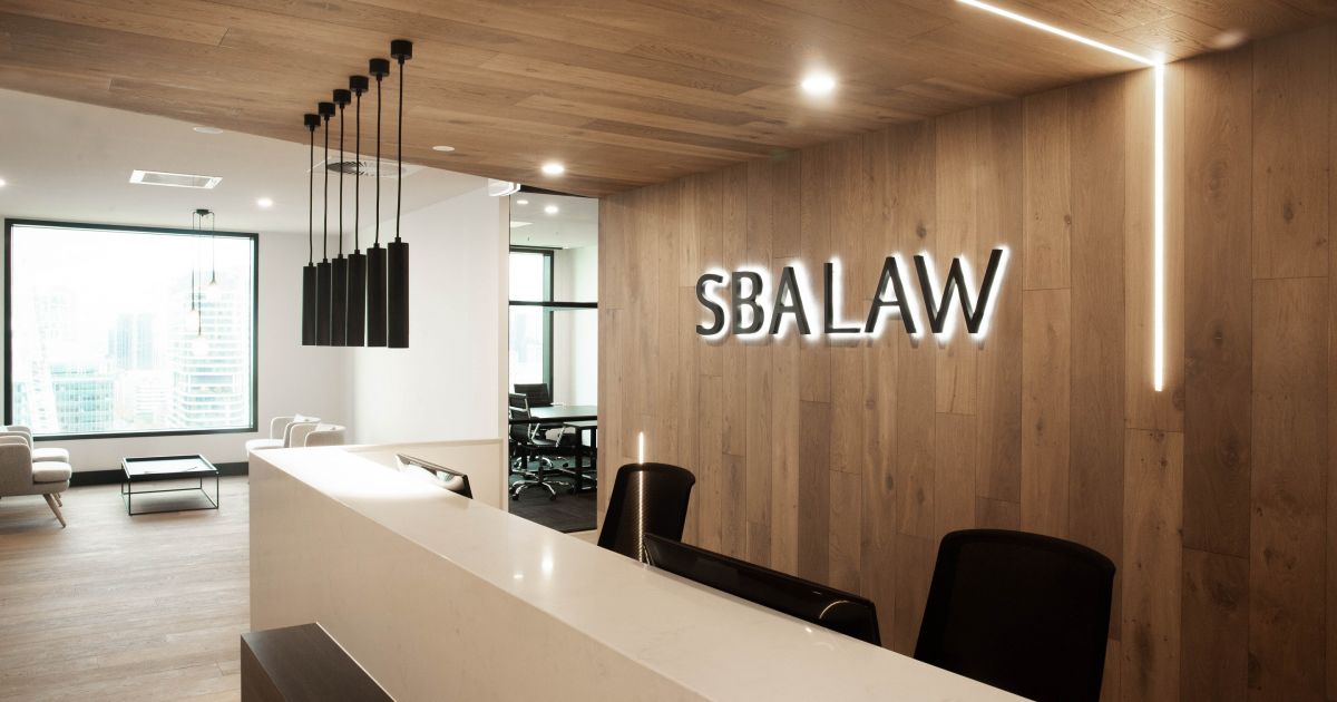 SBA Law | Office Fitout | Canopy Fitouts